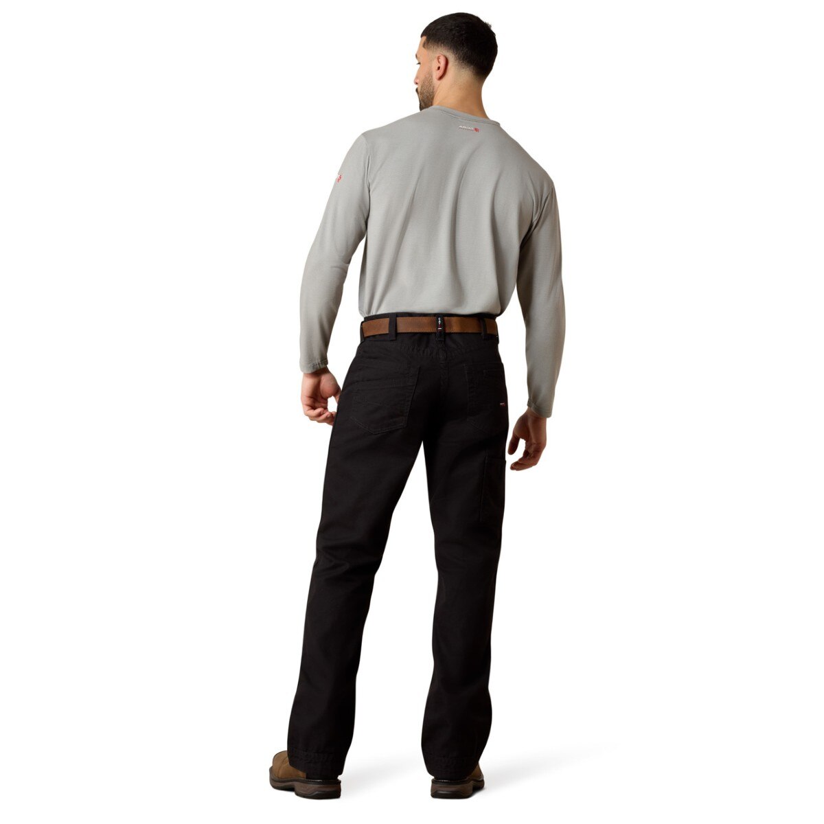 FR M4 Relaxed Workhorse Boot Cut Pant in Black