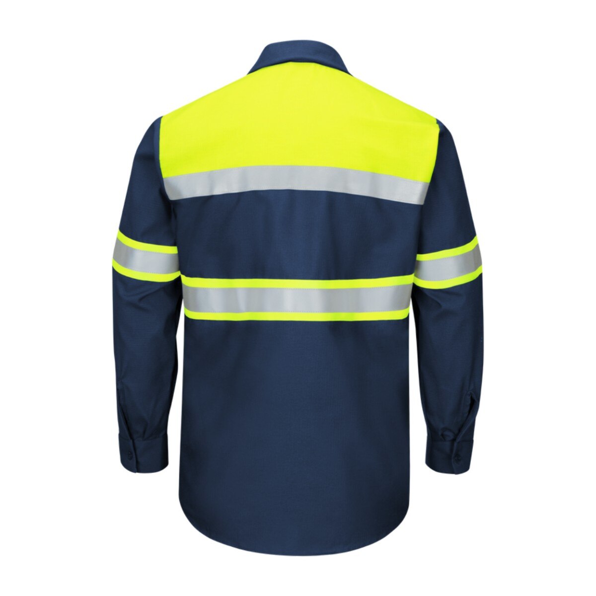 Hi-Vis Color Block Ripstop Work Shirt- Class 1